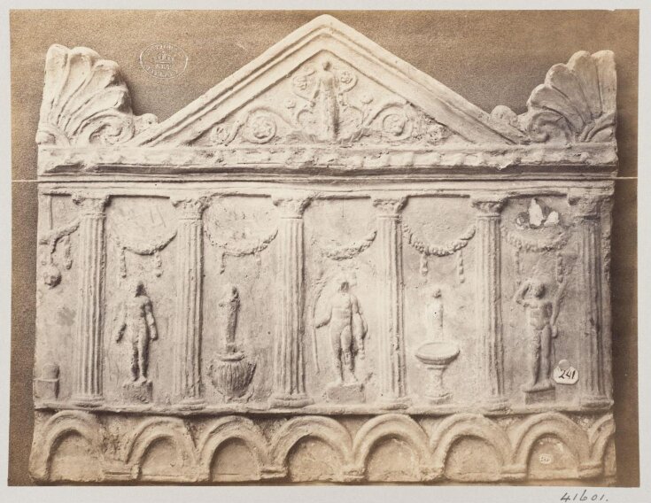 Bas-relief of the Temple of Hercules in terra cotta | Laffon, Louise ...