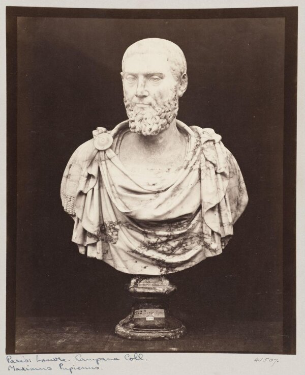 Marble Bust of the Emperor Pupienus | Laffon, Louise | V&A Explore The ...