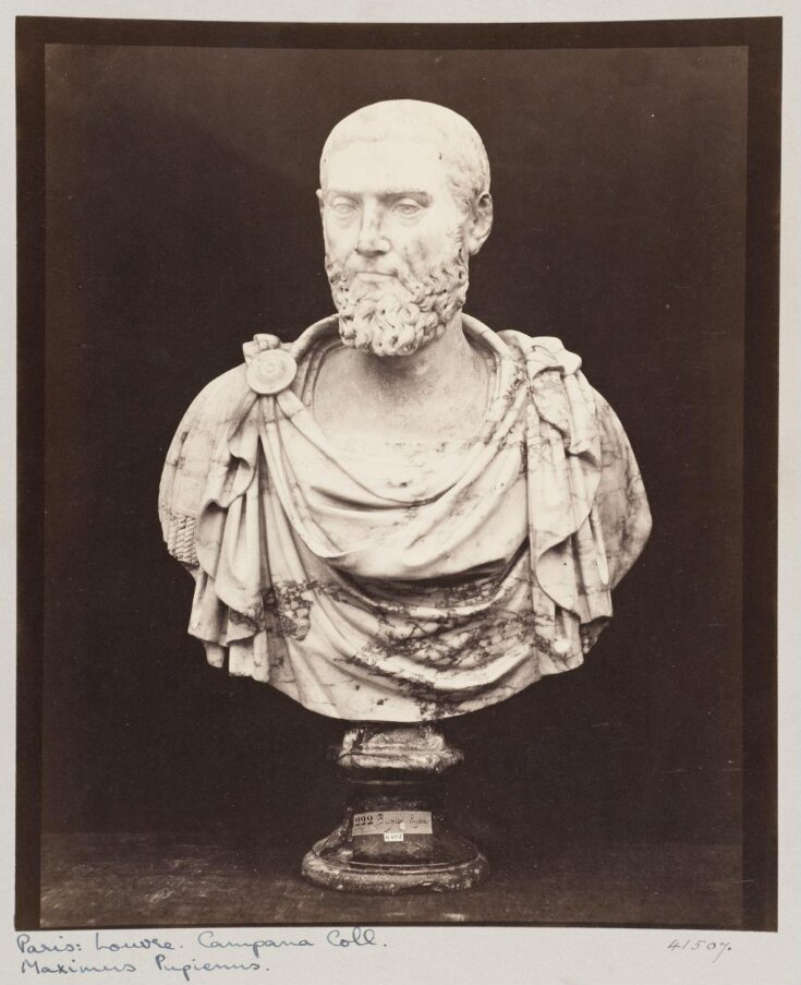 Marble Bust of the Emperor Pupienus | Laffon, Louise | V&A Explore The ...
