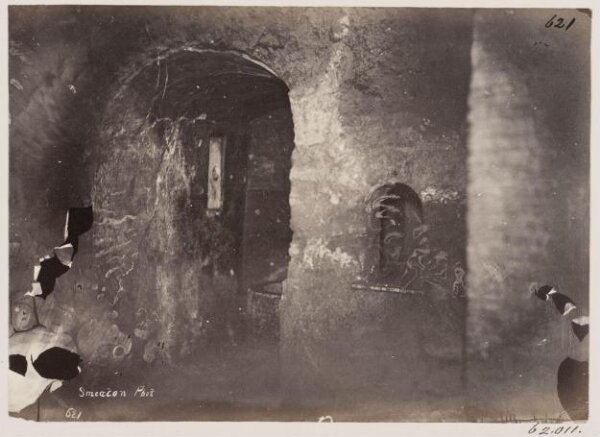 Catacomb of S. Domitilla - Brickwork, c. A.D. 100, with a Well and a ...
