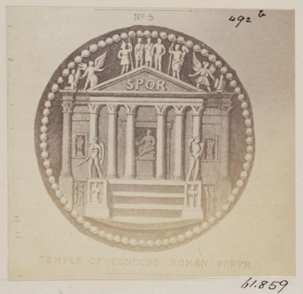 Coins - Temple of Concord in the Forum Romanum | Donaldson, Thomas ...