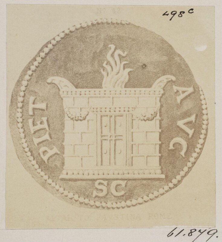 Coins - Altar of Faustina | Donaldson, Thomas Leverton (Professor ...