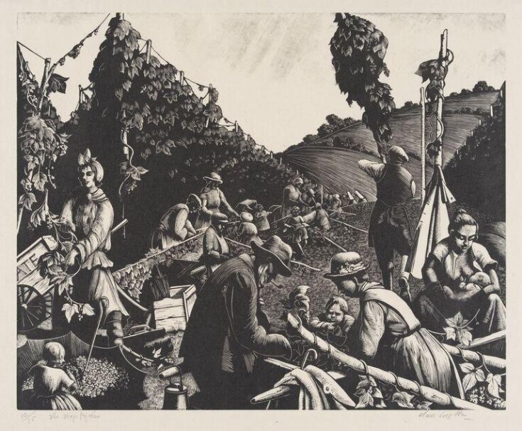 The Hop Pickers | Leighton, Clare | V&A Explore The Collections