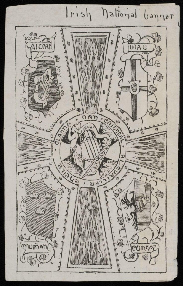 Design for the Irish National Banner | Walter Crane | V&A Explore The ...