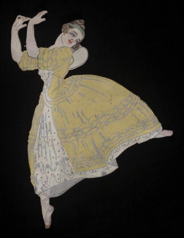 Wooden figure showing Lydia Lopokova | V&A Explore The Collections