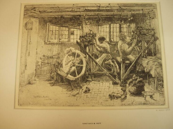 The Frame Knitters, Enderby | Pott | V&A Explore The Collections