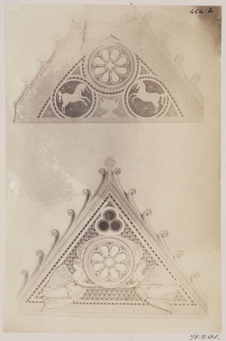 Crocketed Pediments of Canopy, S. Paul's | Parker, John Henry | V&A ...