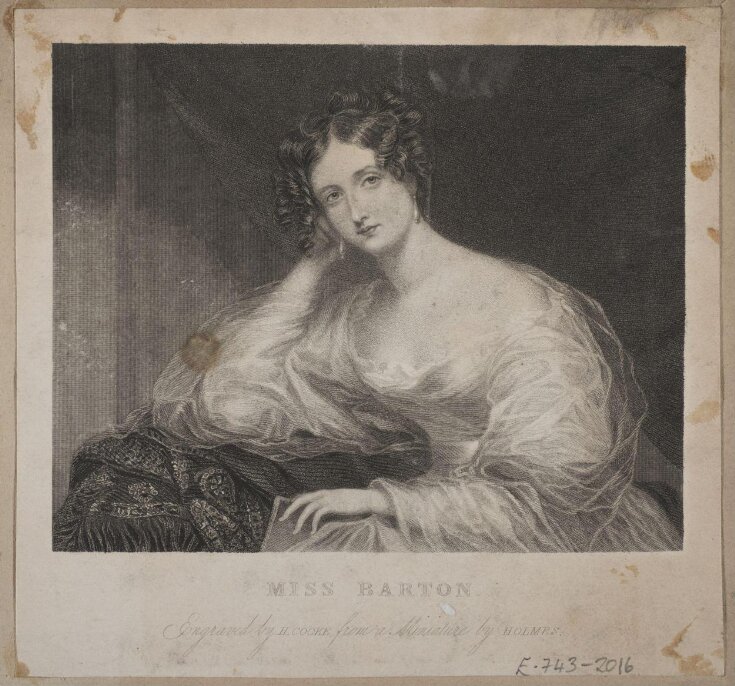MISS BARTON | Cooke, H.R. | V&A Explore The Collections
