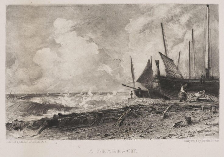 A SEABEACH | Constable, John RA | Lucas, David | Constable, John RA | V&A Explore The Collections