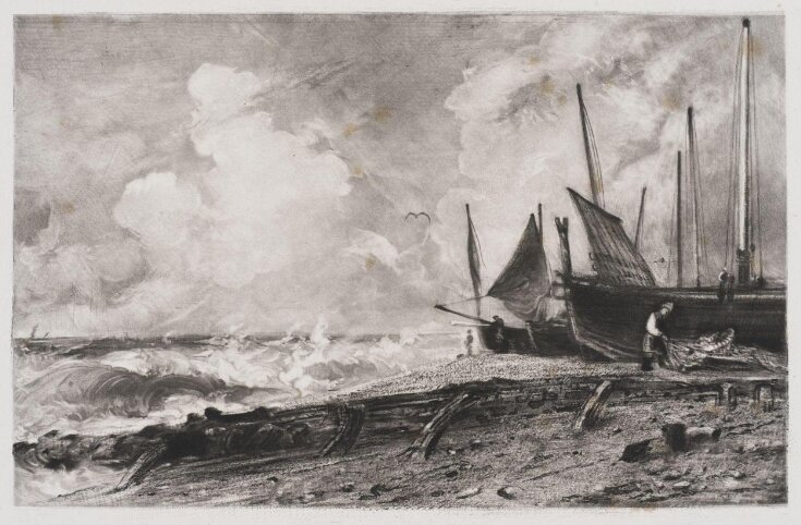 A Seabeach | Constable, John RA | Lucas, David | Constable, John RA | V&A Explore The Collections