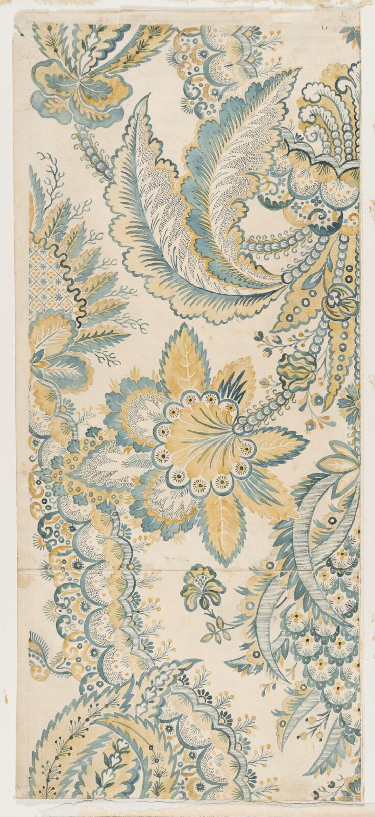 Design for a woven silk | Garthwaite, Anna Maria | V&A Explore The ...