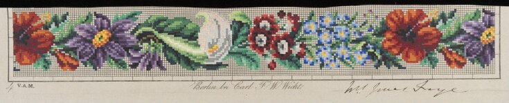 Pattern for Berlin wool-work | Dansey, Helen | V&A Explore The Collections