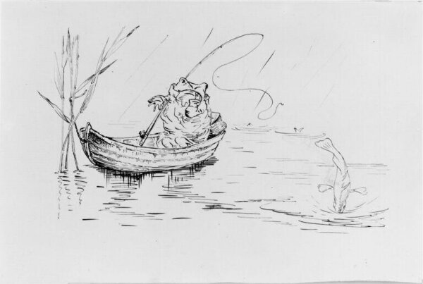 The frog losing his fish | Beatrix Potter | V&A Explore The Collections