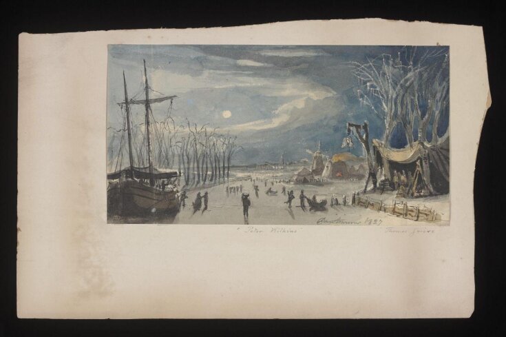 Set design by Thomas Grieve for Peter Wilkins; or, the Flying Indians ...