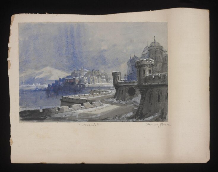 Set design by Thomas Grieve for Hamlet | Grieve, Thomas | V&A Explore ...