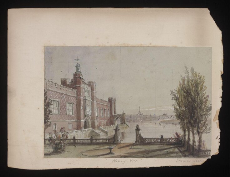 Set design by Thomas Grieve for Henry VIII | Grieve, Thomas | V&A ...