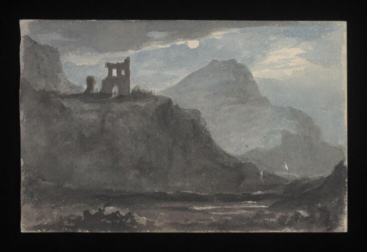 Set design by the Grieve family showing a ruin on a hill | Grieve | V&A ...