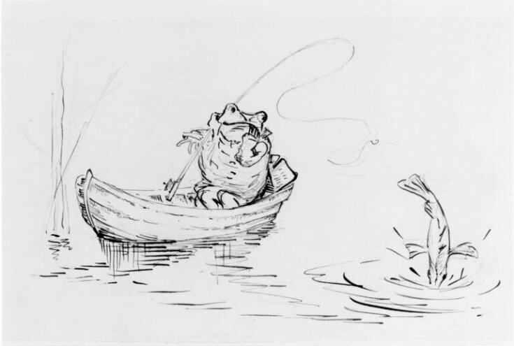 The frog losing his fish | Beatrix Potter | V&A Explore The Collections