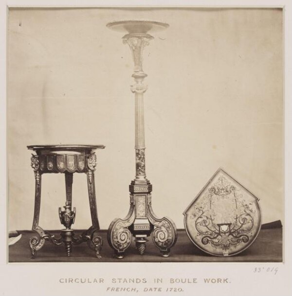 Circular Stands in Boule Work, French, 1720 | Thompson, Charles ...
