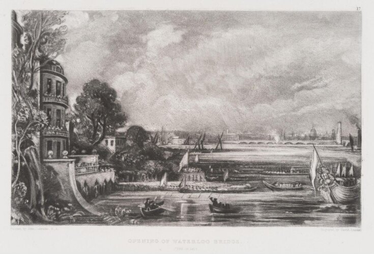 OPENING OF WATERLOO BRIDGE. JUNE. 18. 1817 | Bohn, Henry George | Lucas ...