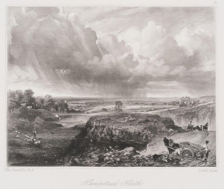 Hampstead Heath | Bohn, Henry George | Lucas, David | Constable, John RA | V&A Explore The ...