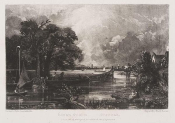 RIVER STOUR SUFFOLK | Constable, John RA | Lucas, David | Constable ...