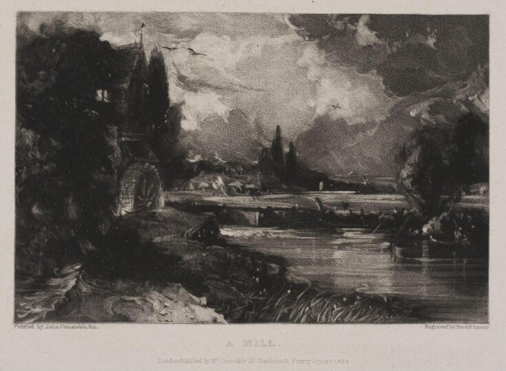 A MILL | Constable, John RA | Lucas, David | Constable, John RA | V&A Explore The Collections