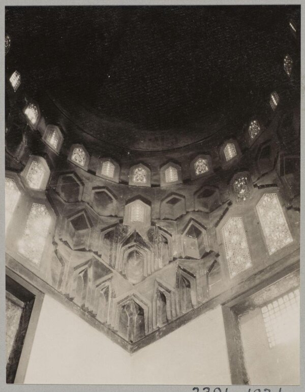 Dome pendentive in the mausoleum of Mamluk Emir Qarasunqur, Cairo | K.A ...