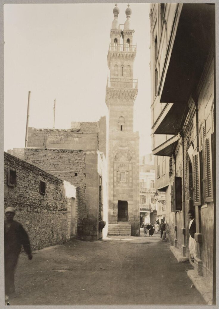 Minaret of the mosque of Mamluk Amir Qanibay Qara al-Rammah (Nasiriyya ...