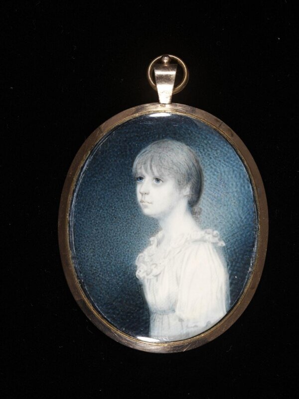 Portrait miniature of Mrs. France Mary Fanshaw née Dalrymple | Matthias ...