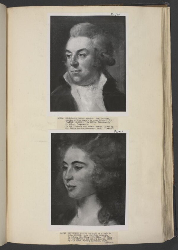 Mr Yeldham, wearing a blue coat | John Russell | V&A Explore The ...