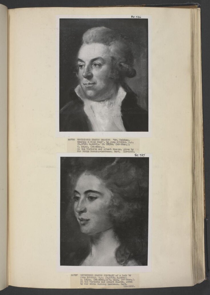 Mr Yeldham, wearing a blue coat | John Russell | V&A Explore The ...