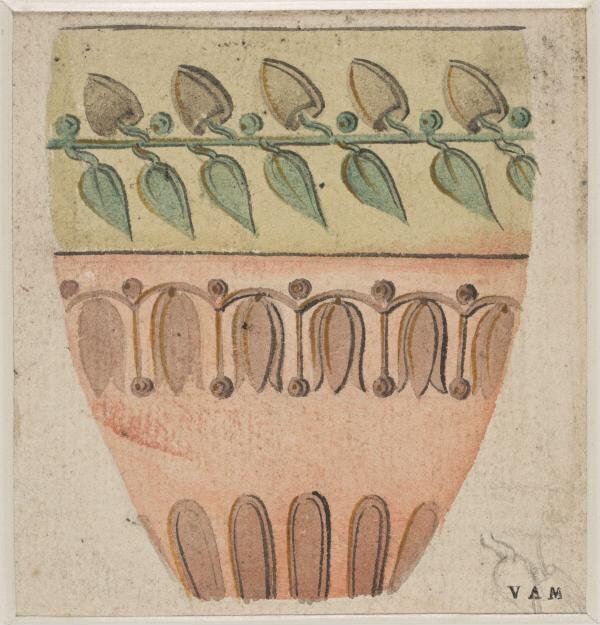 Volume of designs for Sevres porcelain | Capronnier, François | V&A ...