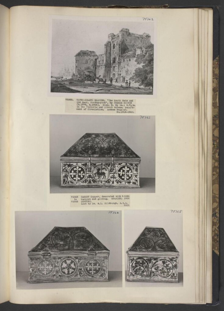 The South Gate and Old Gaol, Southampton | Girtin | V&A Explore The ...