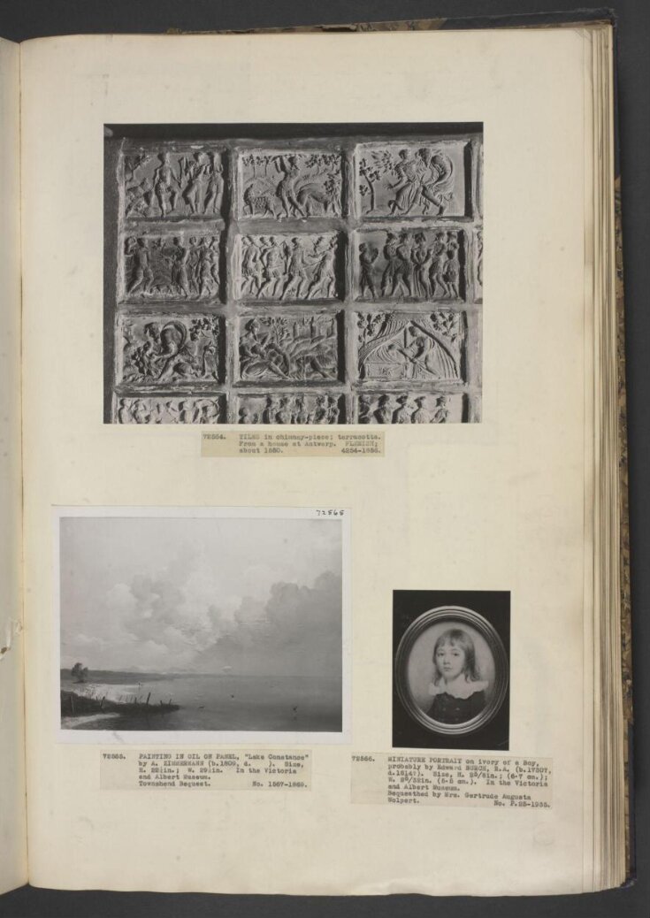 Portrait miniature of a boy | Edward Burch | V&A Explore The Collections