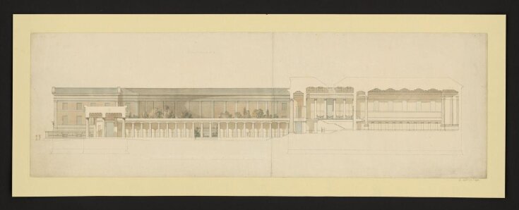 Design for University College Buildings, Gower Street | Charles Robert ...