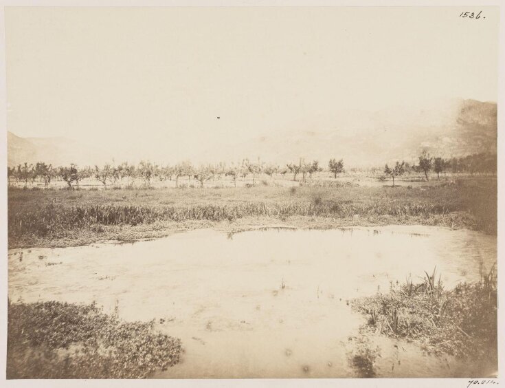 Aqueducts - Between Subiaco and Vico Varo, Lake of S. Lucia, one of the ...