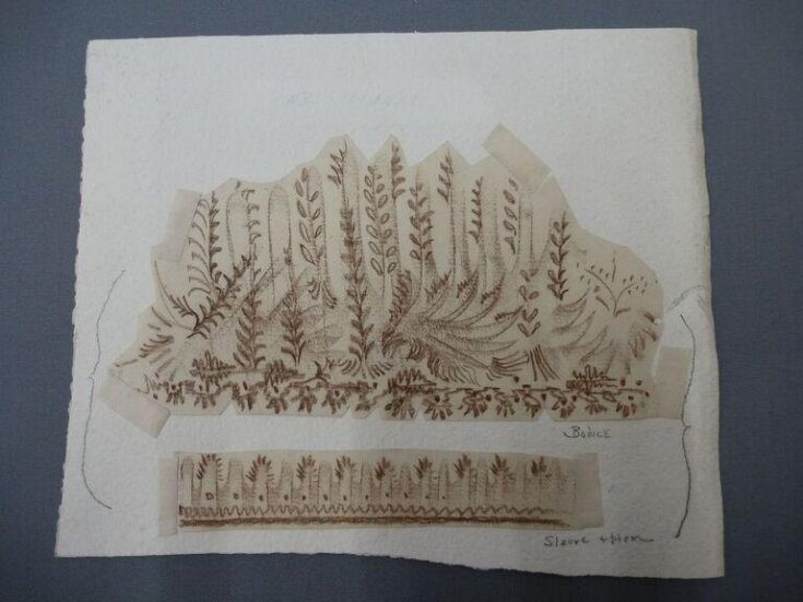 Pair of Design Sketches | Mary Kessell | V&A Explore The Collections