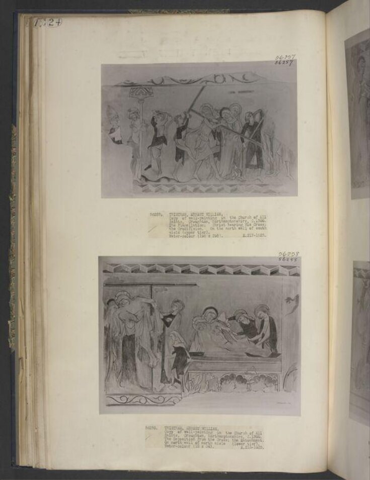 The Deposition from the Cross; the Entombment | Tristram, Ernest | V&A ...