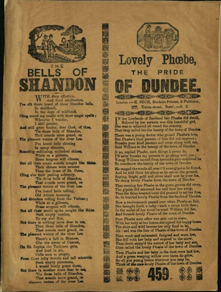 Song sheet | V&A Explore The Collections