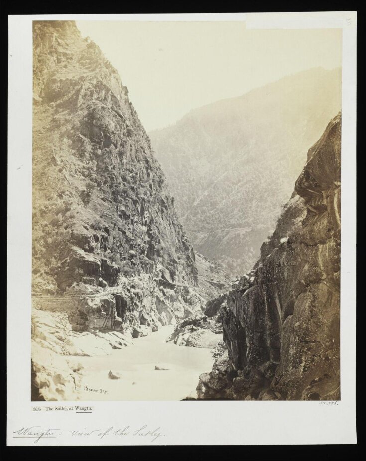 The Sutlej, at Wangtu | Bourne, Samuel | V&A Explore The Collections