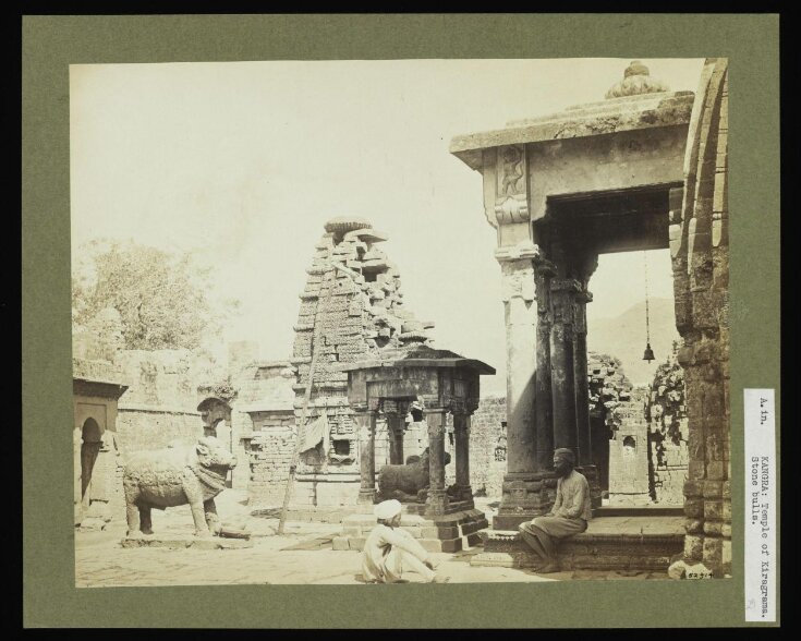 Kangra, Stone Bullocks at Byjnath | Bourne, Samuel | V&A Explore The ...
