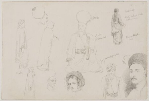 Middle Eastern Sketchbook | Dadd, Richard | V&A Explore The Collections