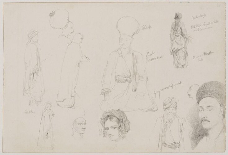 Middle Eastern Sketchbook | Dadd, Richard | V&A Explore The Collections
