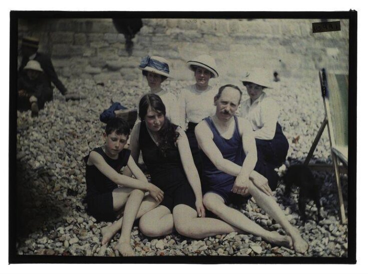 Group portrait on a beach | V&A Explore The Collections