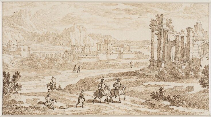 Landscape with ruins and figures | V&A Explore The Collections