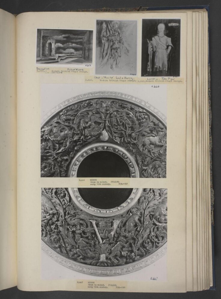 Permanent set construction as adapted for the graveyard scene in ...