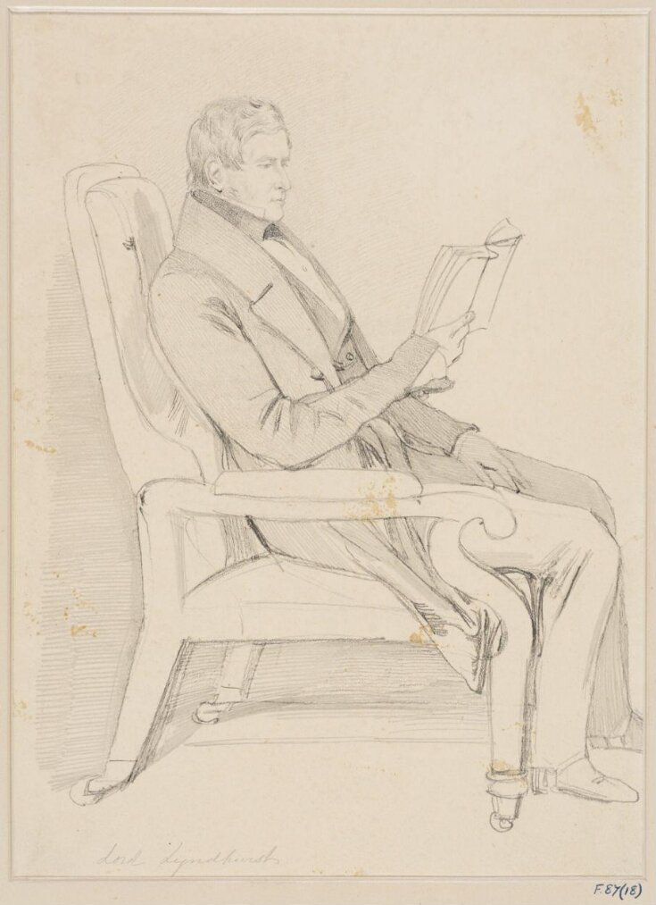 Portrait of Lord Lyndhurst, Lord Chancellor | Maclise, Daniel RA | V&A ...