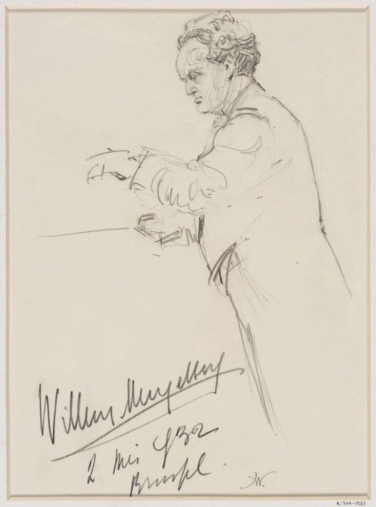 JJosef Willem Mengelberg | Wiener, Hilda B. | V&A Explore The Collections