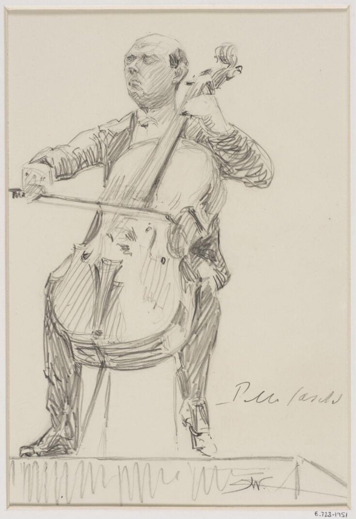 Pau (Pablo) Casals | Wiener, Hilda B. | V&A Explore The Collections